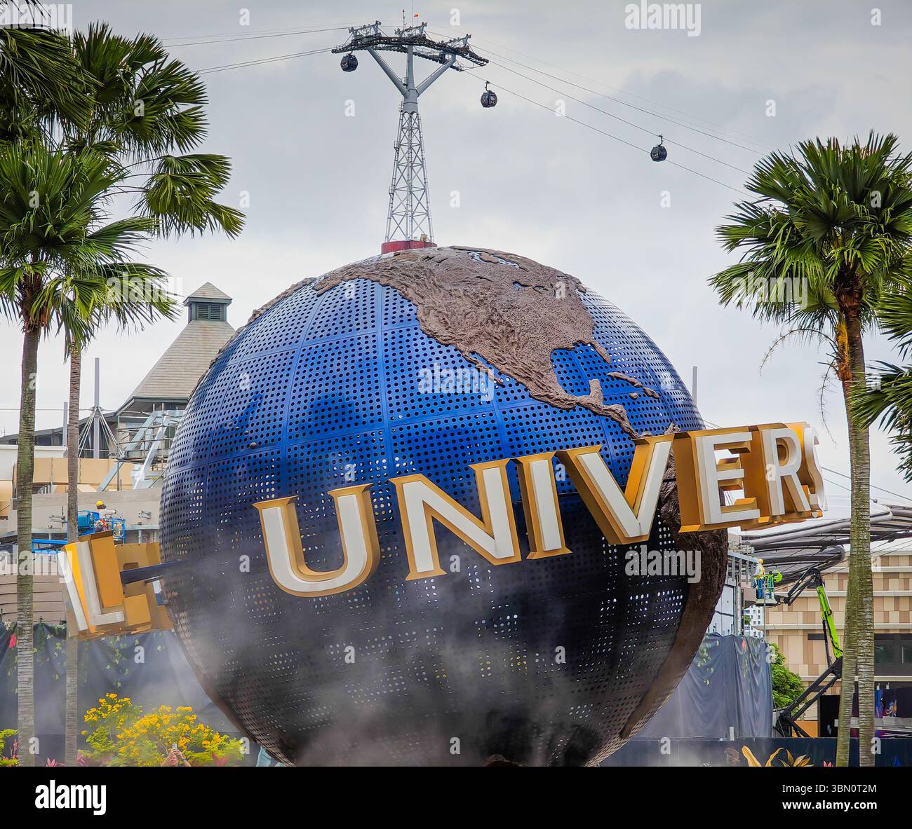 06 29 2025 - Sentosa island, Singapore. Close up photo of Universal ...