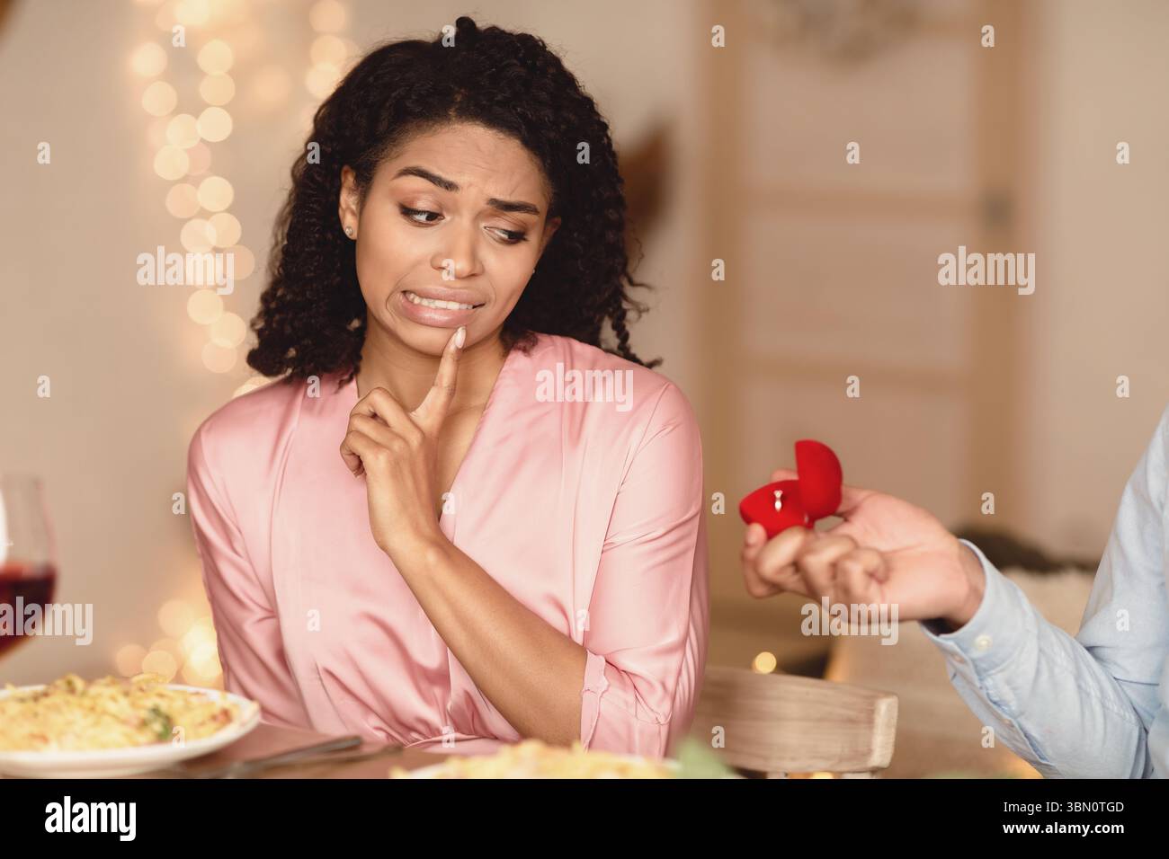 African american man rejecting hi-res stock photography and images - Alamy