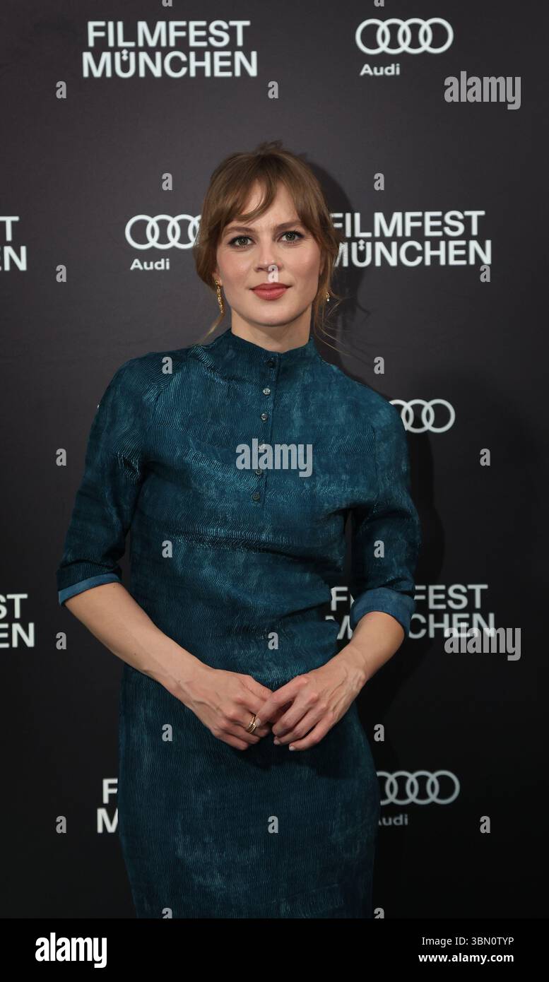 29 June 2025, Bavaria, Munich: Alicia von Rittberg, actress, stands on ...