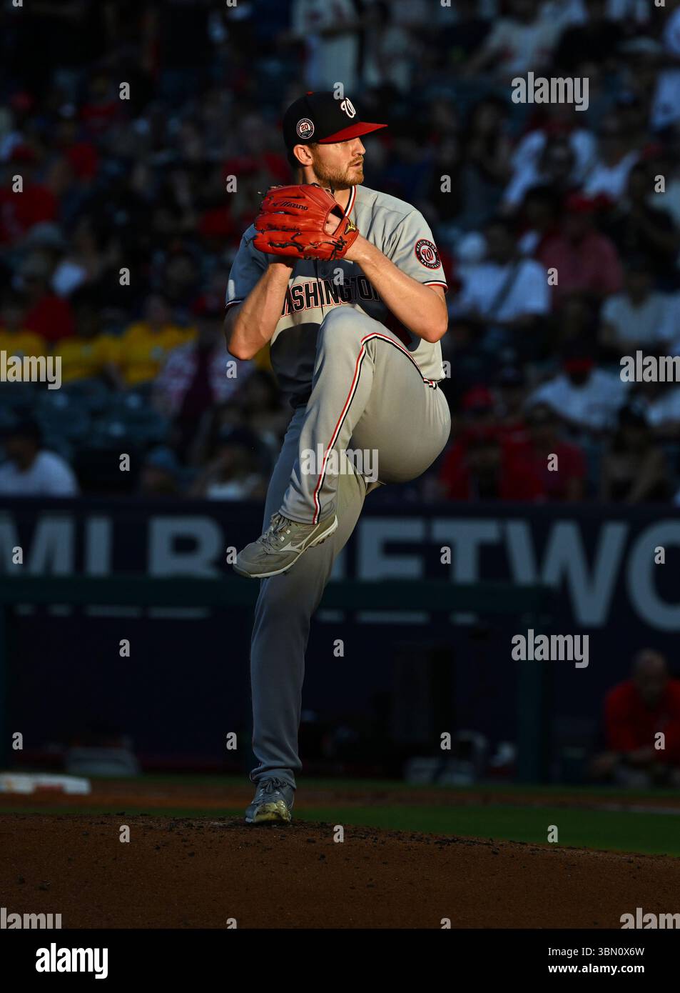 ANAHEIM, CA - JUNE 28: Washington Nationals pitcher Michael Soroka (34 ...