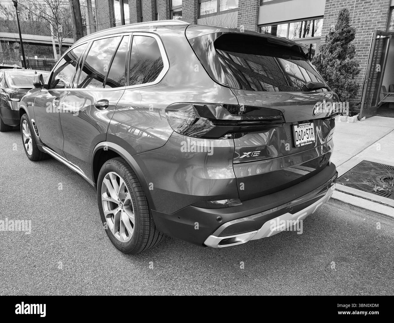 New York City, USA - March 18, 2024: BMW X5 luxury car parked outside ...