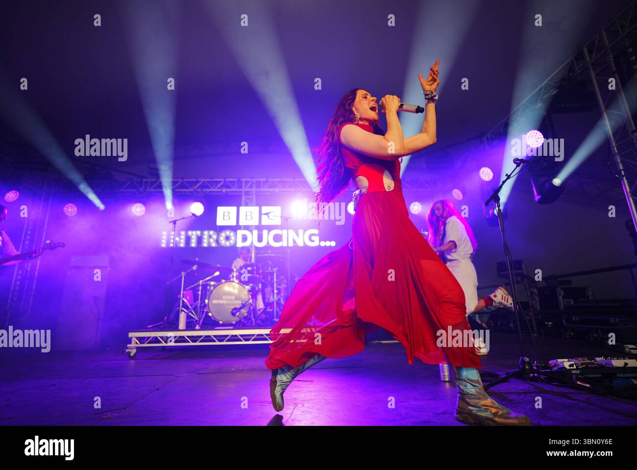 Kate Nash performing on the BBC Introducing Stage during the ...