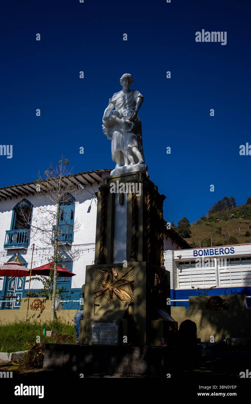 Jerico, Colombia - 16 January 2024. Founders Park at the beautiful ...