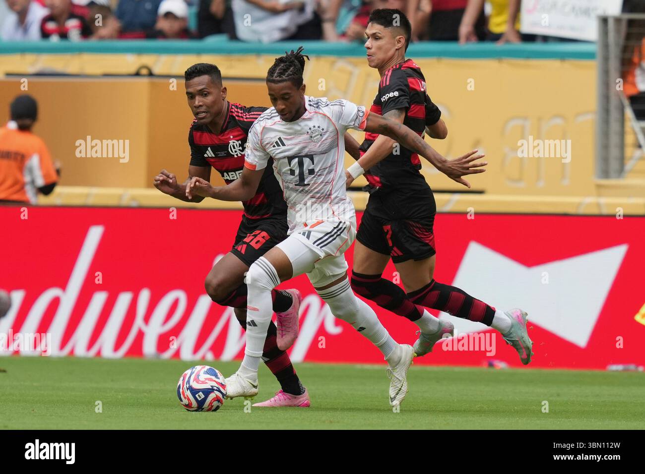 Bayern Munich's Michael Olise runs with the ball during the Club World ...