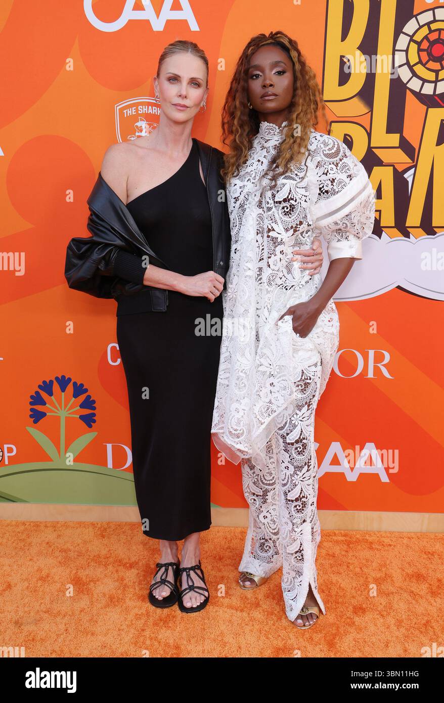 28 June 2025 . Universal City, California - KiKi Layne, Charlize Theron At Charlize Theron ...