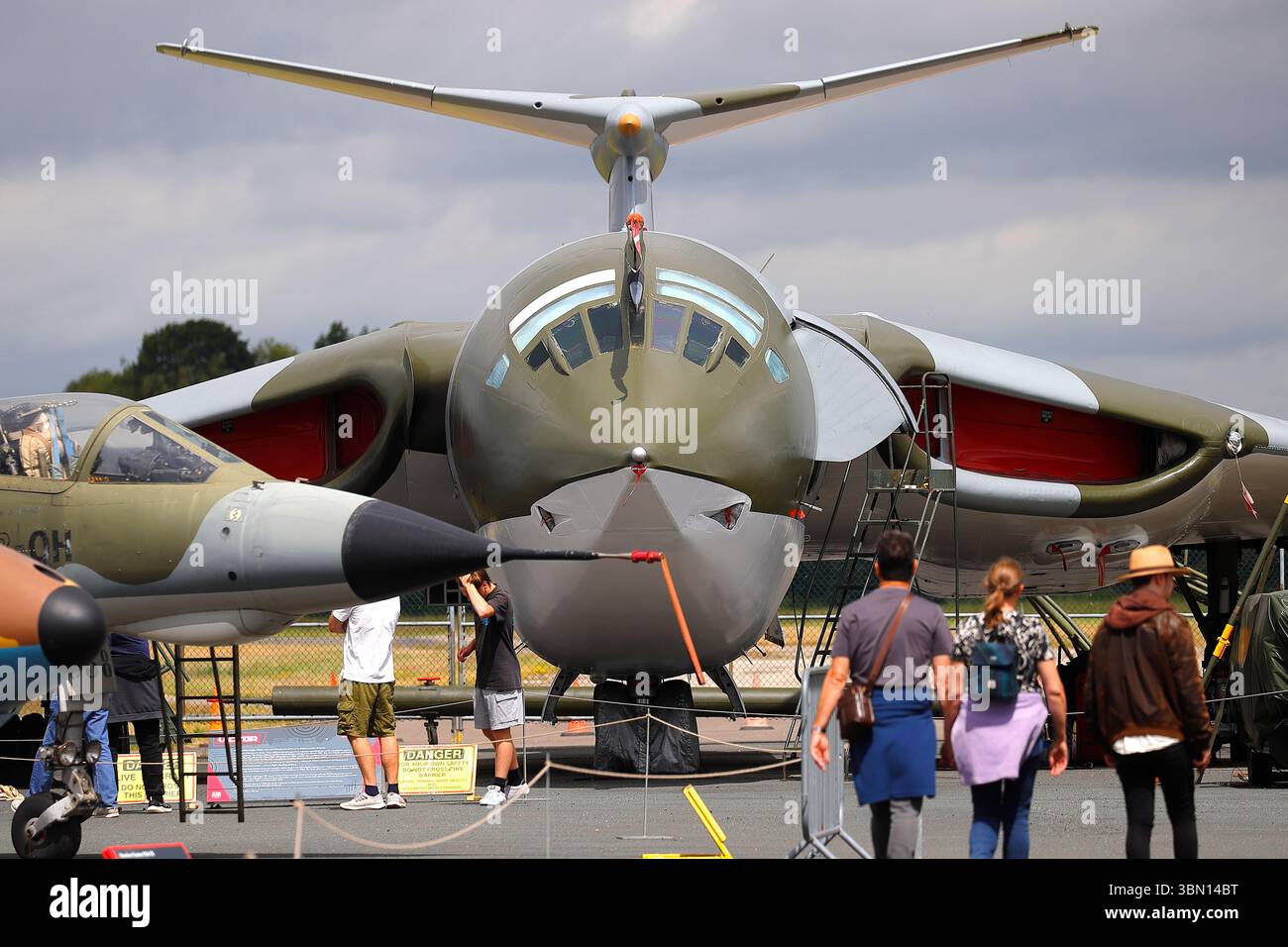 The Handley Page Victor bomber XL231 at Yorkshire Air Museum after it's ...