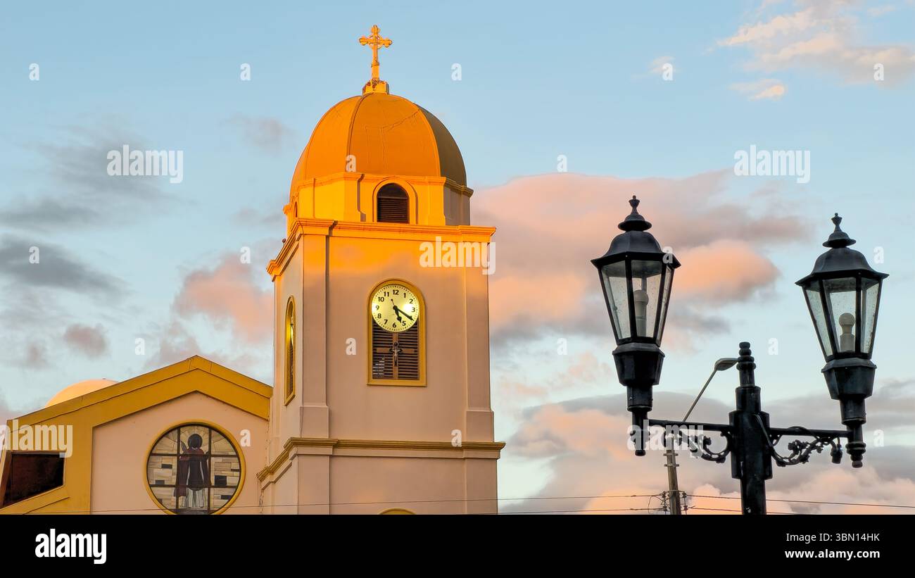 BAGACES, GUANACASTE PROVINCE, COSTA RICA: Inside the Parroquia San Caralampio, the community ...