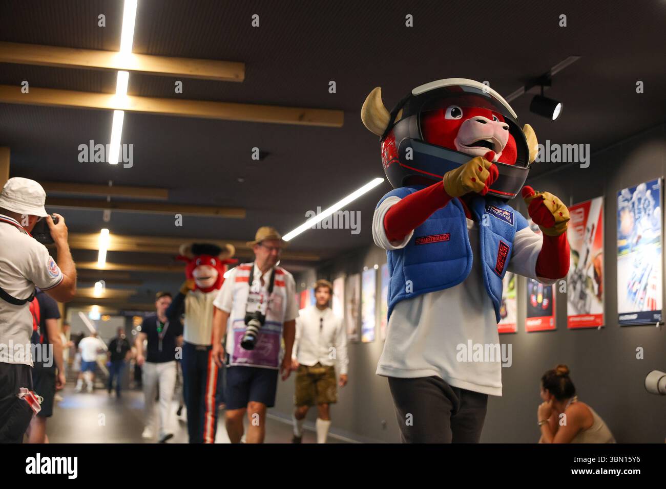 6/29/2025 - redbull ring mascotte during Formula 1 MSC Cruises Austrian ...