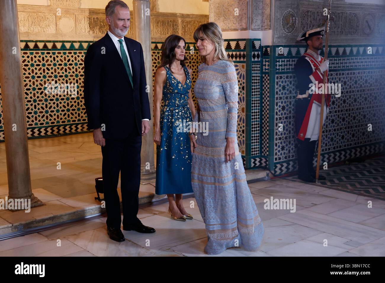 King Felipe VI of Spain, Queen Letizia of Spain, Pedro Sanchez, Prime ...