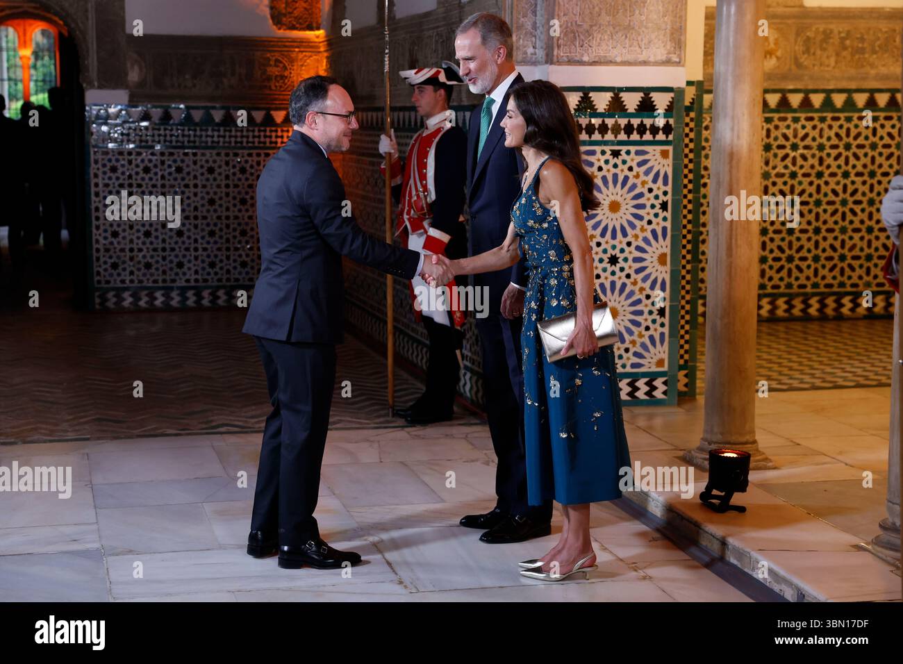 King Felipe VI of Spain, Queen Letizia of Spain, Xavier Espot Zamora ...