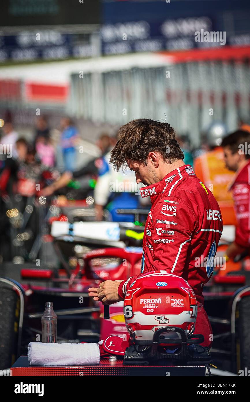 16 Charles Leclerc, (MON) Scuderia Ferrari SF25, during the Austrian GP ...