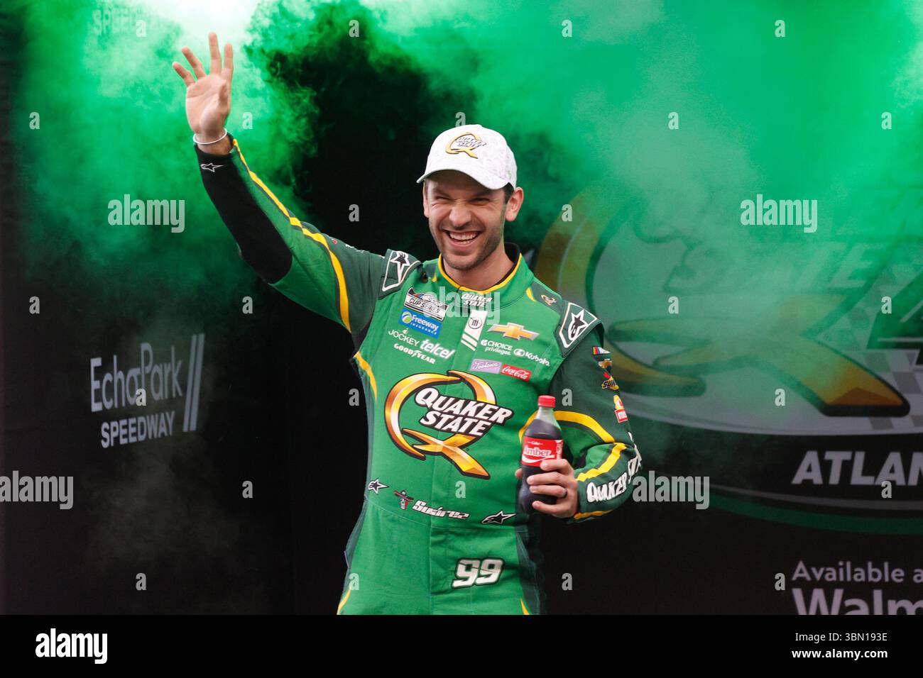 ATLANTA, GA - JUNE 28: Daniel Suárez (#99 Trackhouse Racing Quaker ...