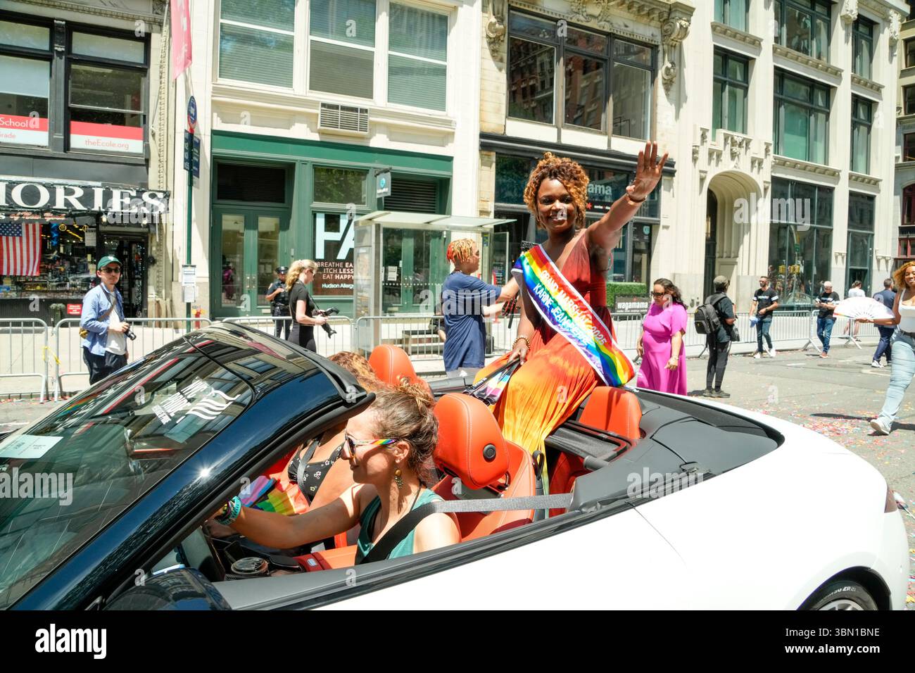 Grand Marshall Karine Jean-Pierre during The NYC Pride March 2025 held ...
