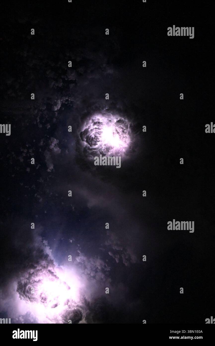 Lightning seen from space hi-res stock photography and images - Alamy