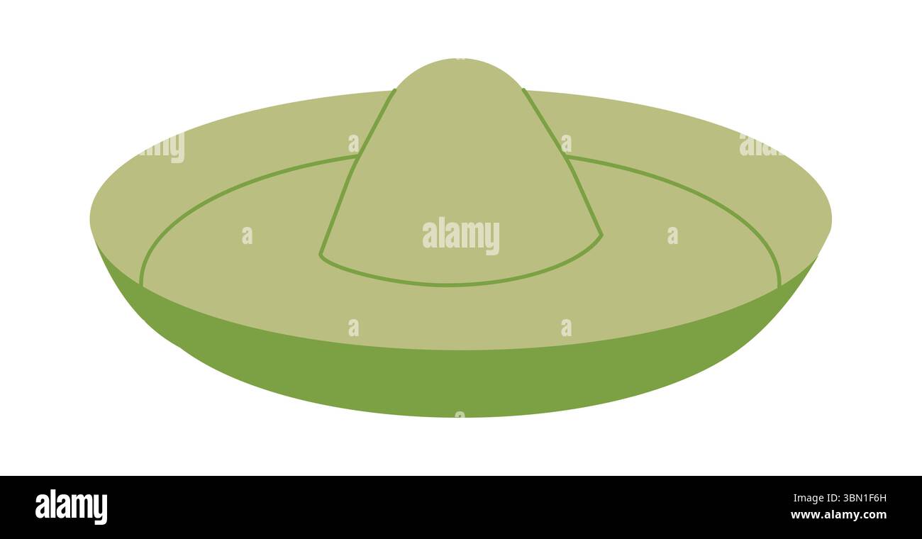 Sombrero Hat. Summer Head Fashion accessory cap with wide brim clothing ...