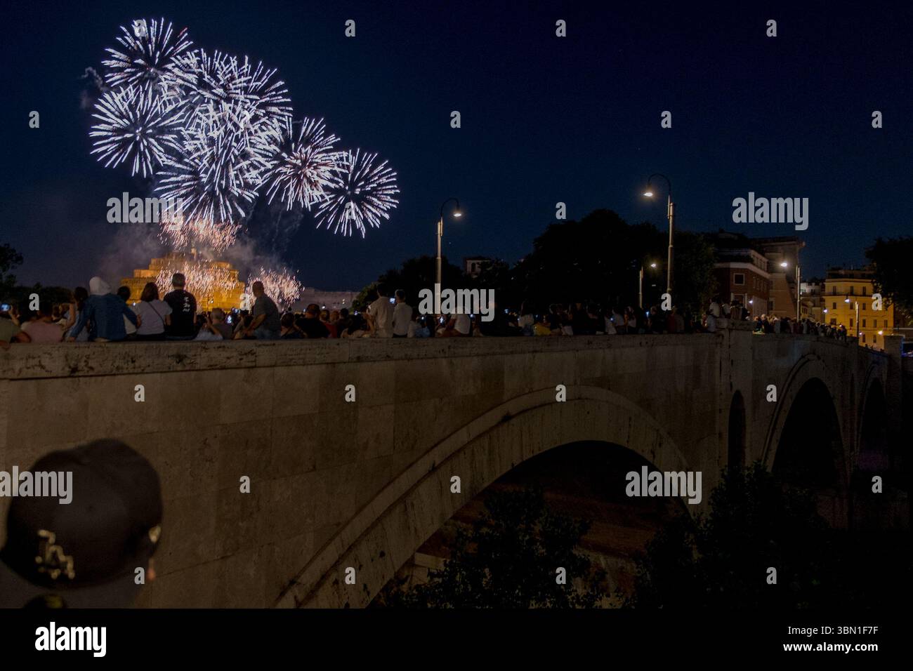 06/29/2025 Rome, The Pinwheel of Castel Sant'Angelo, a suggestive and ...