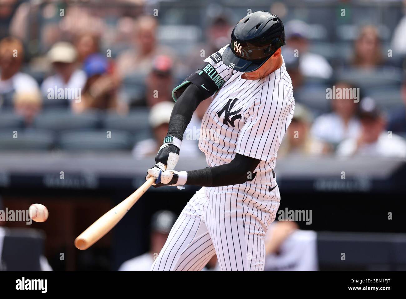 BRONX, NY - JUNE 29: Cody Bellinger #35 of the New York Yankees at bat ...