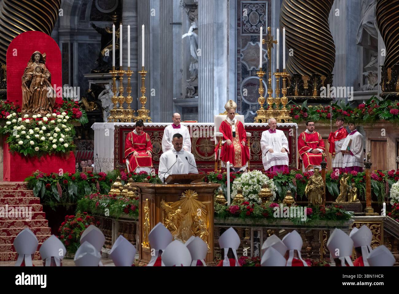 Vatican City, Vatican, 29 June 2025. Pope Leo XIV presides over the ...