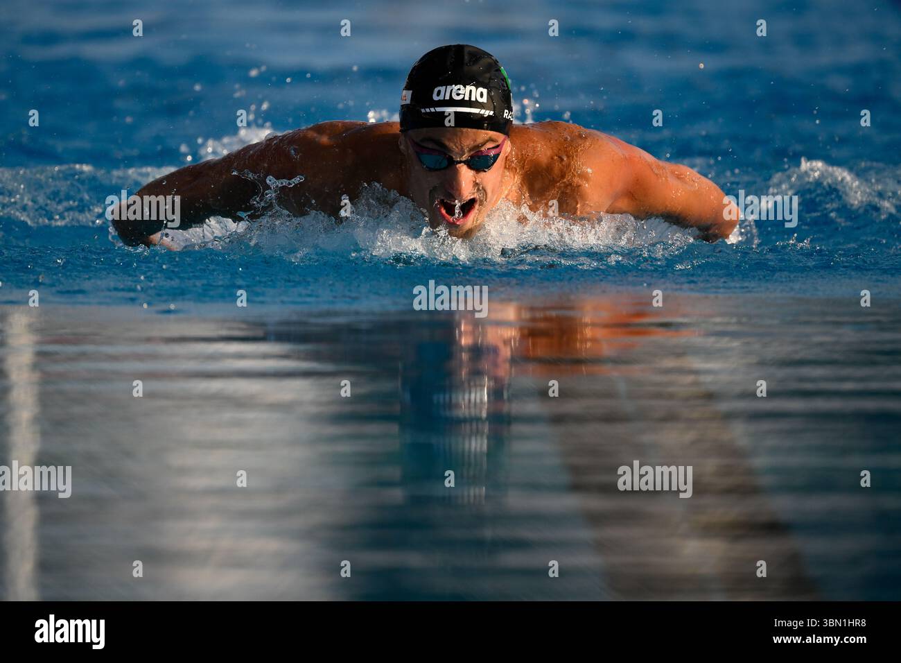 Alberto Razzetti of Italy competes in the 400m Individual Medley Men ...