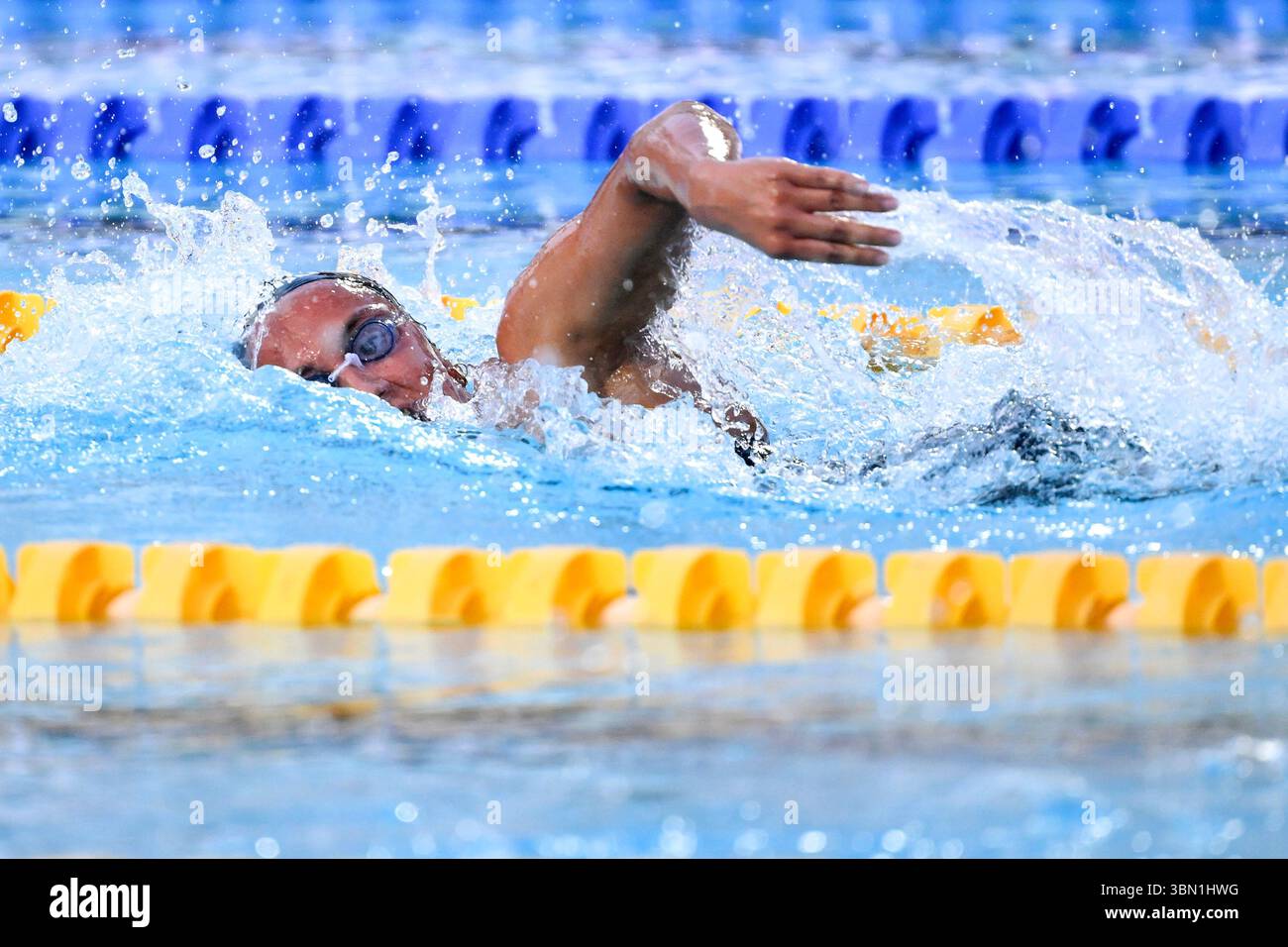 Simona Quadarella of Italy competes in the 800m Freestyle Women Final ...