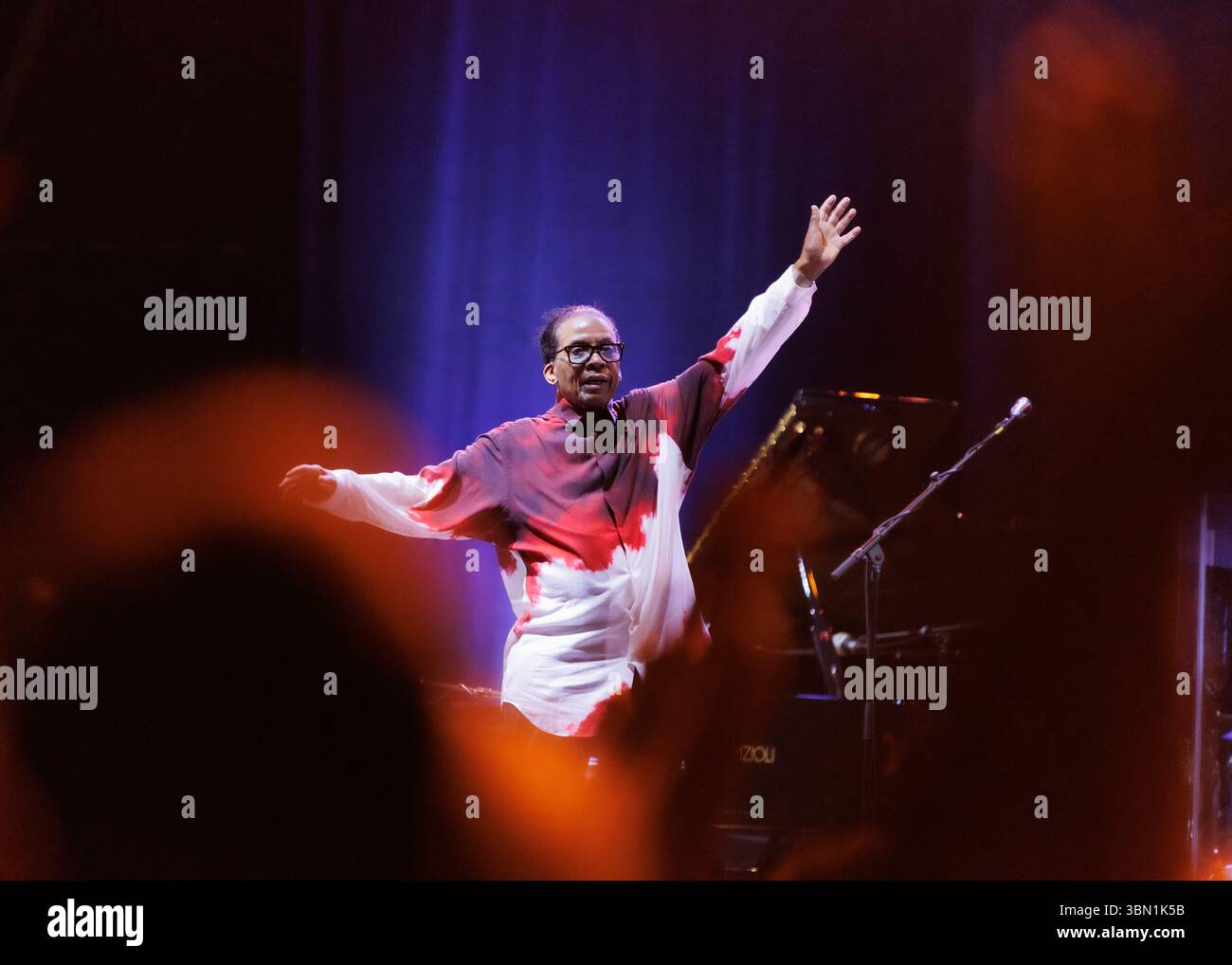 Saint Ouen, Paris, France. 29th June, 2025. Herbie Hancock with his ...