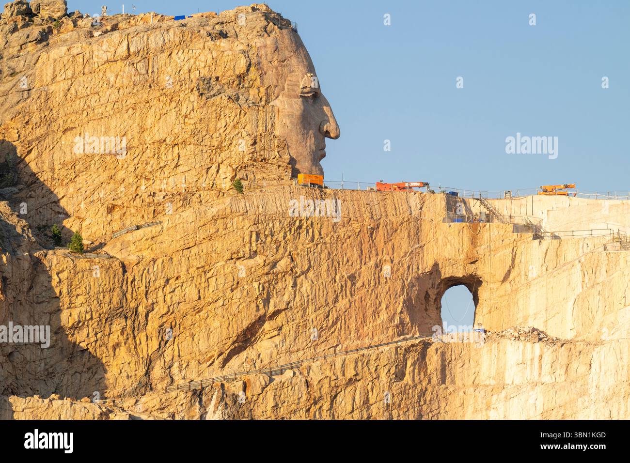 Crazy Horse memorial under construction, 2025, Black Hills, Custer ...