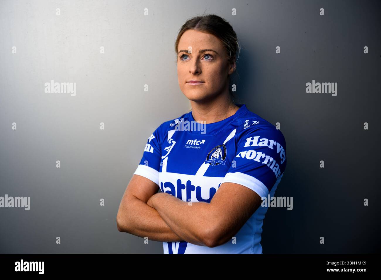 Canterbury-Bankstown Bulldogs captain Tayla Preston poses for a ...
