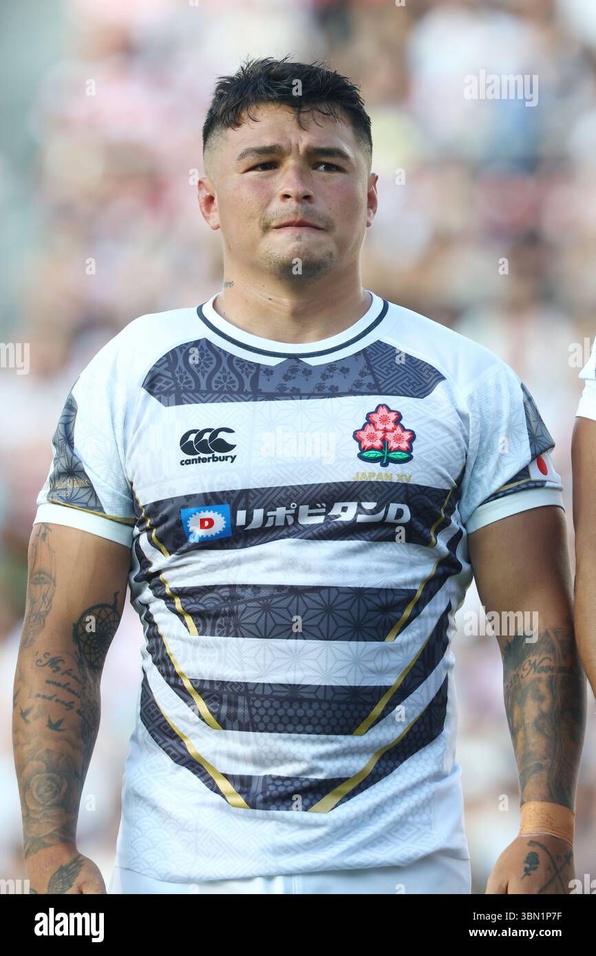 Tokyo, Japan. 28th June, 2025. Charlie Lawrence (JPN) Rugby : Lipovitan ...