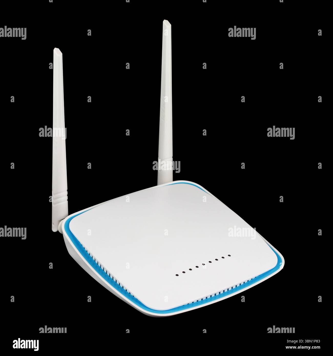 Router line blue icon hi-res stock photography and images - Alamy