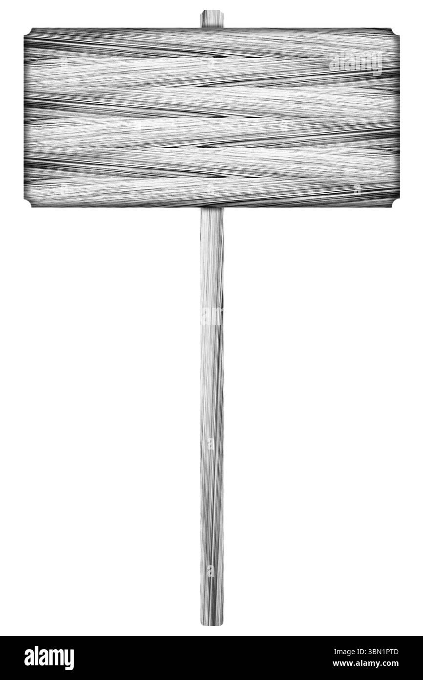Blank old wooden direction Black and White Stock Photos & Images - Alamy