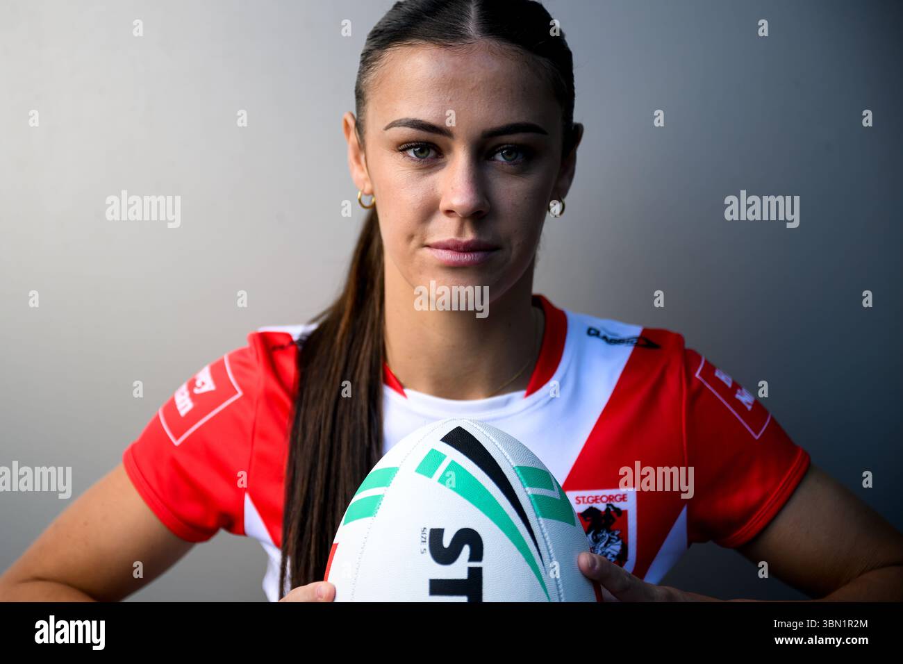 St George-Illawarra Dragons captain Zali Hopkins poses for a photograph ...