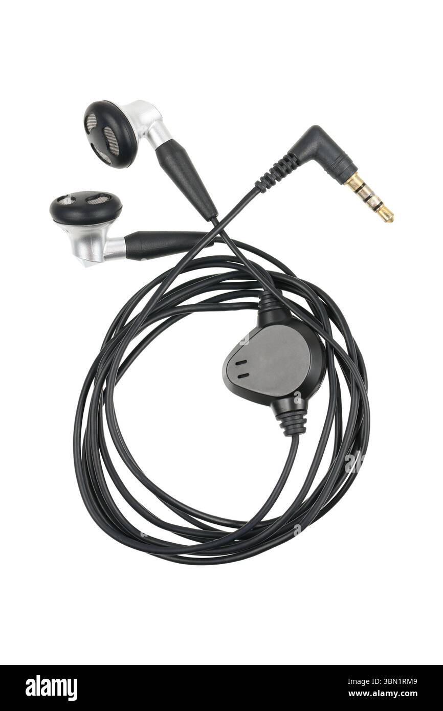 Earphones on ears hi-res stock photography and images - Alamy