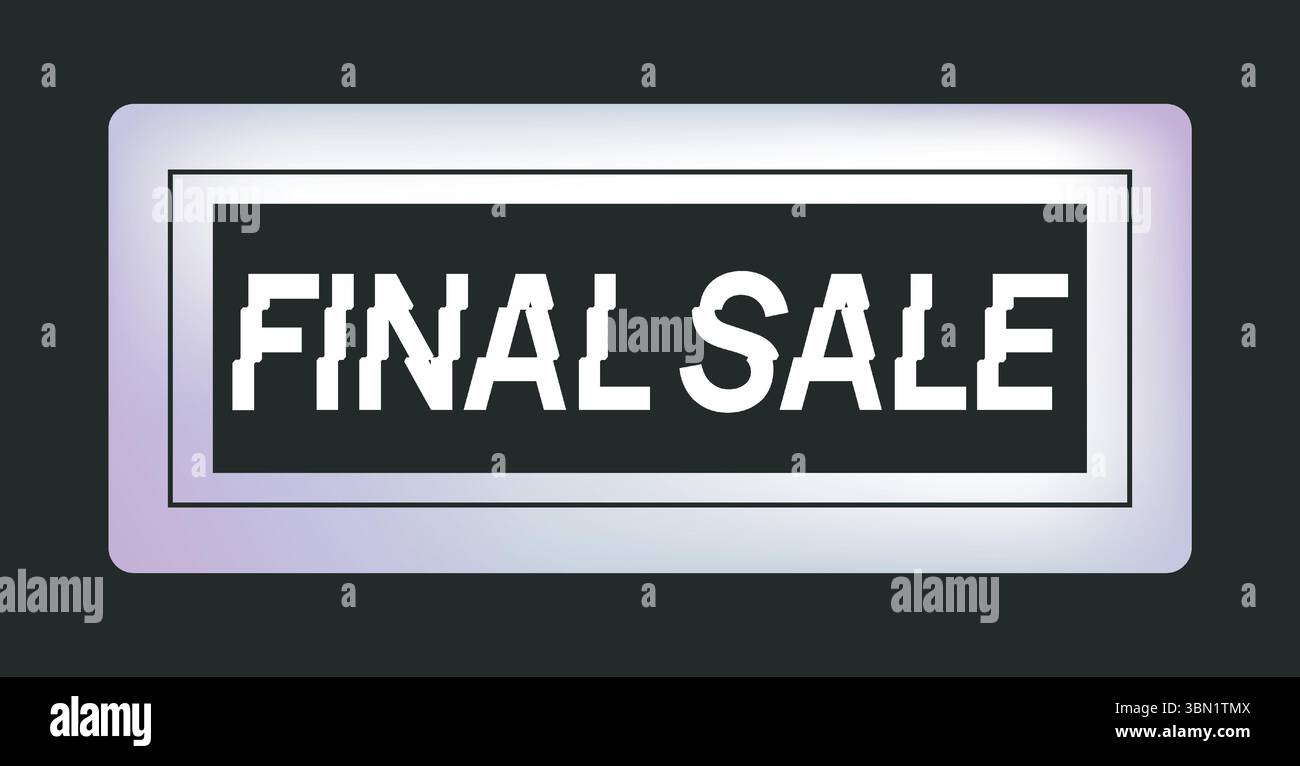 Final sale banner bold Stock Vector Images - Alamy