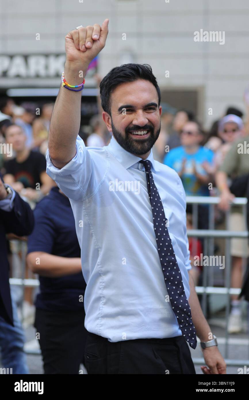 New York City. 29th June, 2025. NEW YORK, NEW YORK JUNE 29: Zohran ...