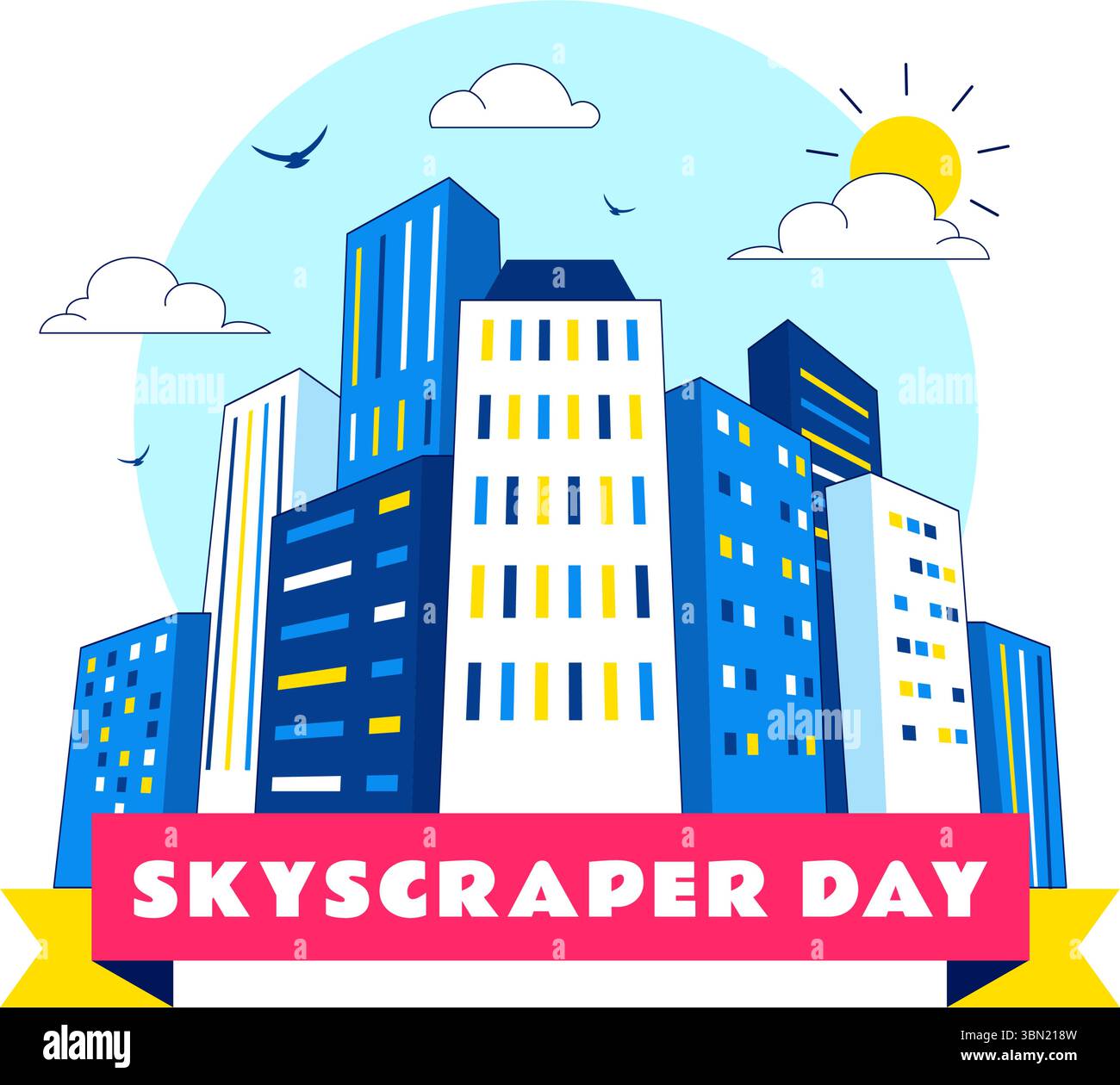 Skyscraper skyscrapers street Cut Out Stock Images & Pictures - Alamy