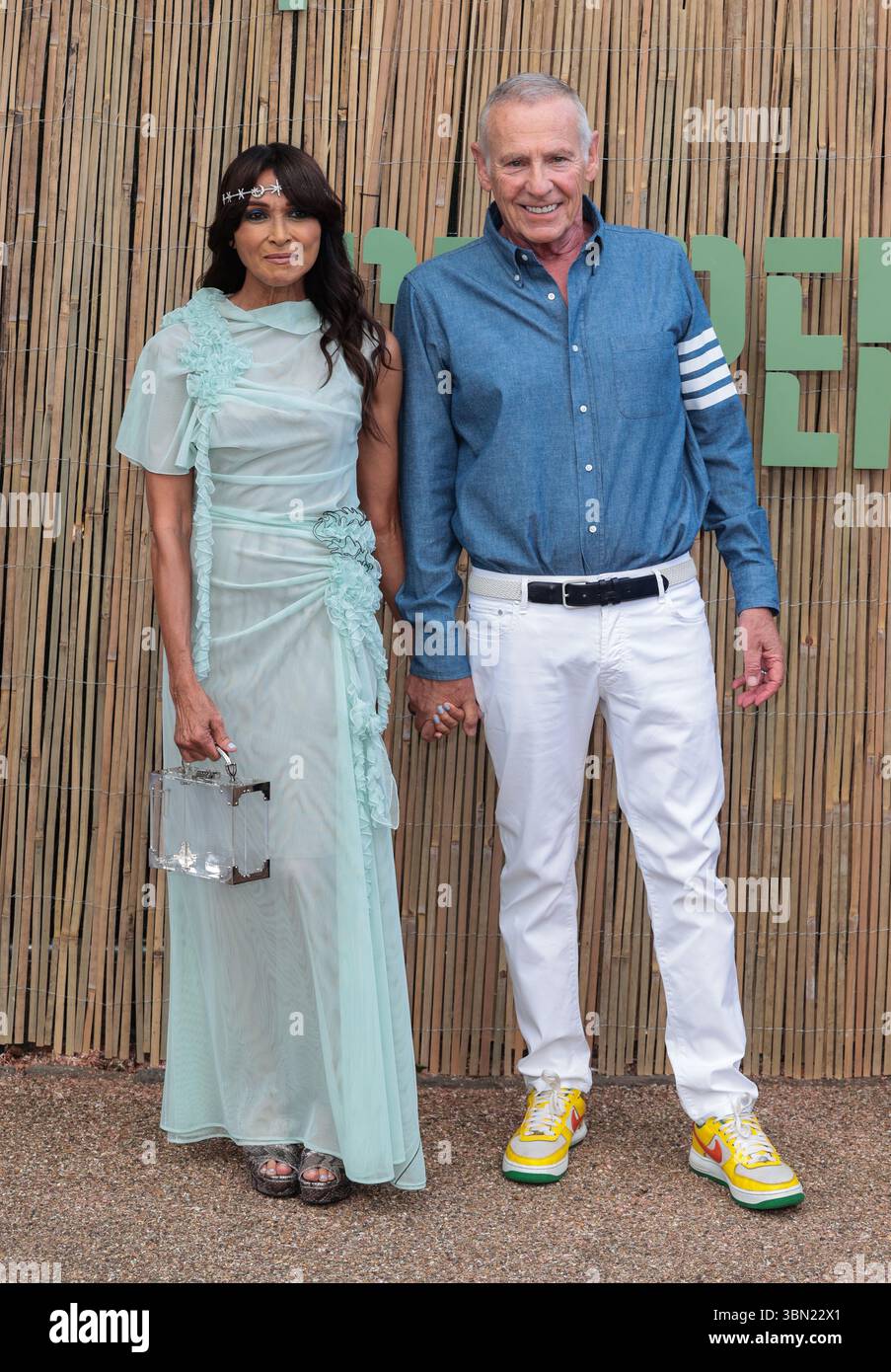 Jackie St Clair and Carl Michaelson attend the Serpentine Gallery Summer Party 2025 Stock Photo ...