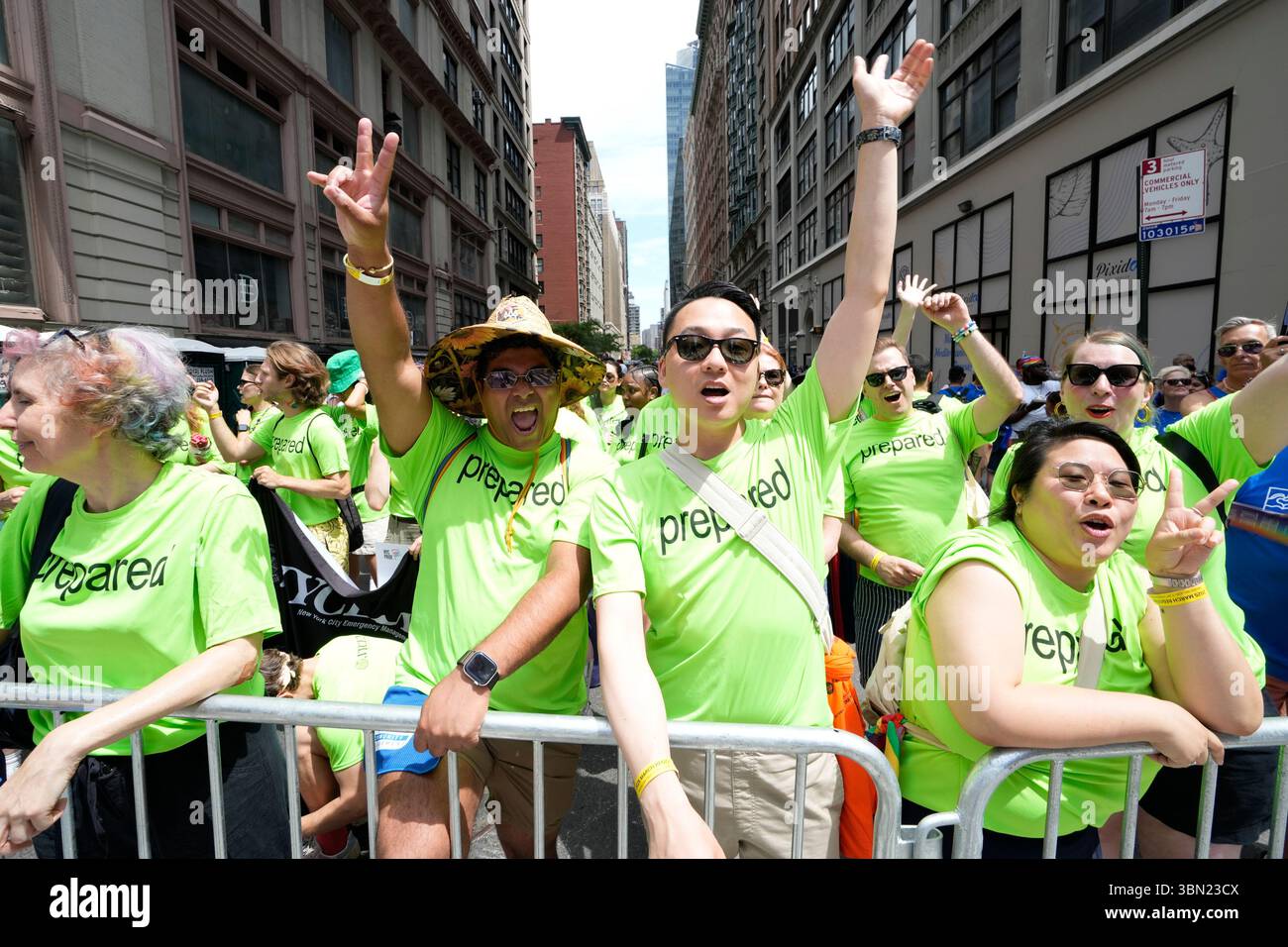 The NYC Pride March 2025 held along Fifth Avenue in New York City ...