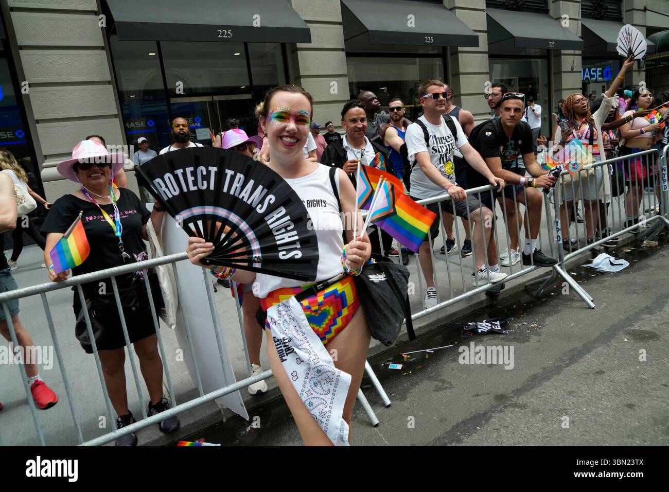 The NYC Pride March 2025 held along Fifth Avenue in New York City ...