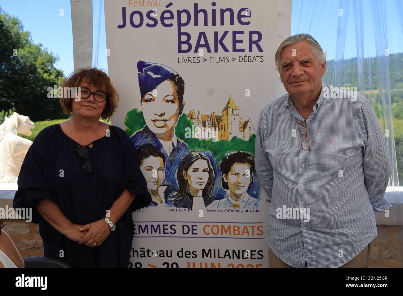 Joséphine Baker Festival at the Château des Milandes, the former home ...