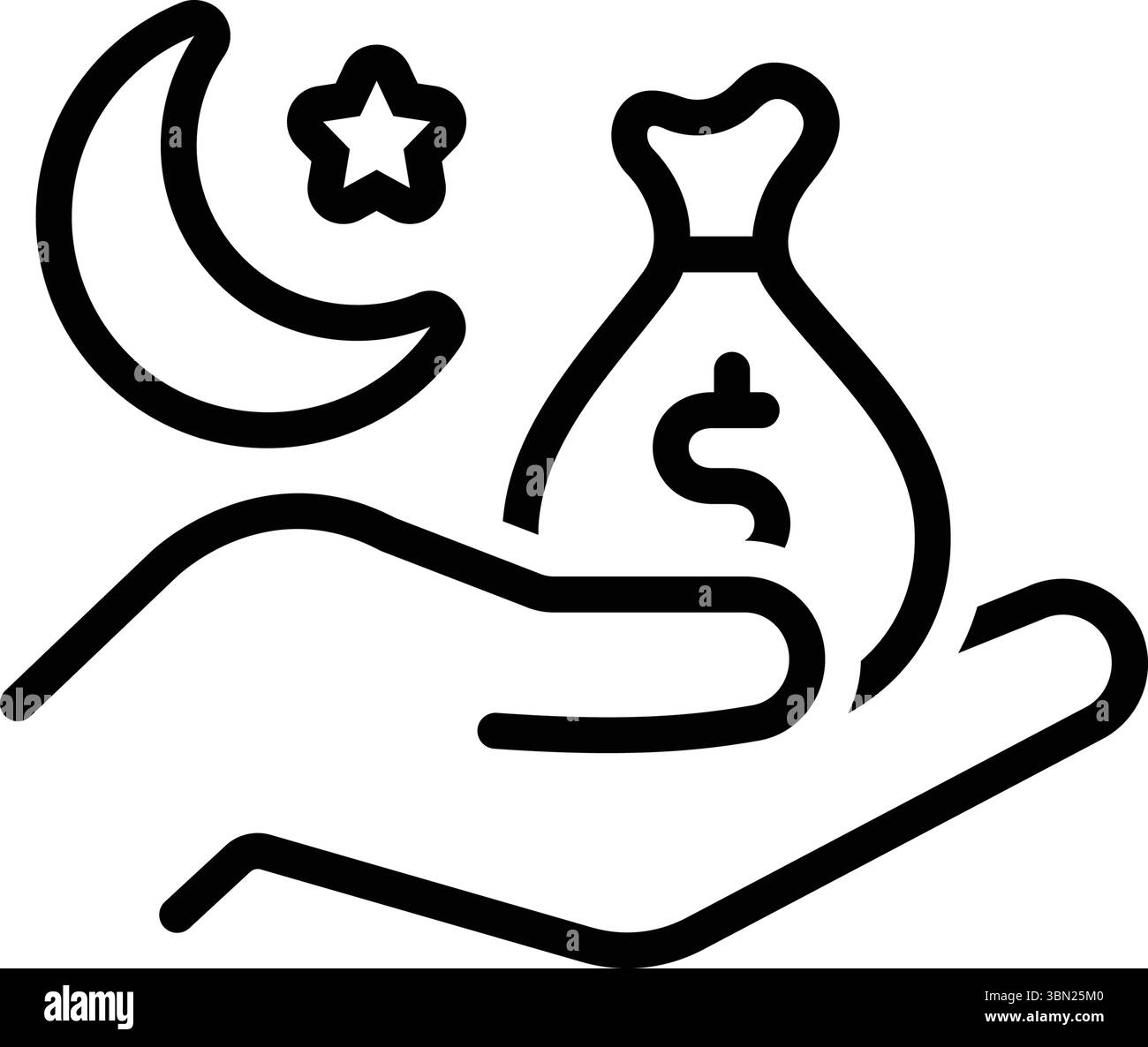 Icon for zakat, alms giving Stock Vector Image & Art - Alamy