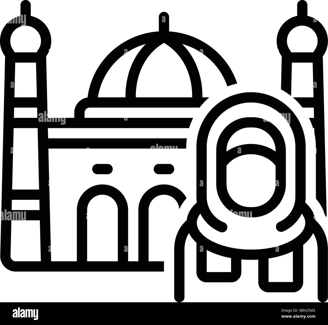 Muslims symbol Black and White Stock Photos & Images - Alamy