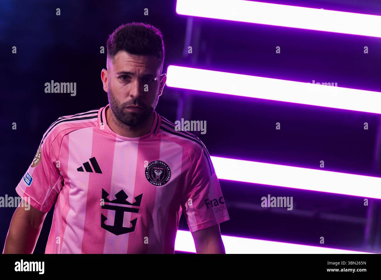 Jordi Alba of Inter Miami CF enters the field of play priro to the FIFA ...