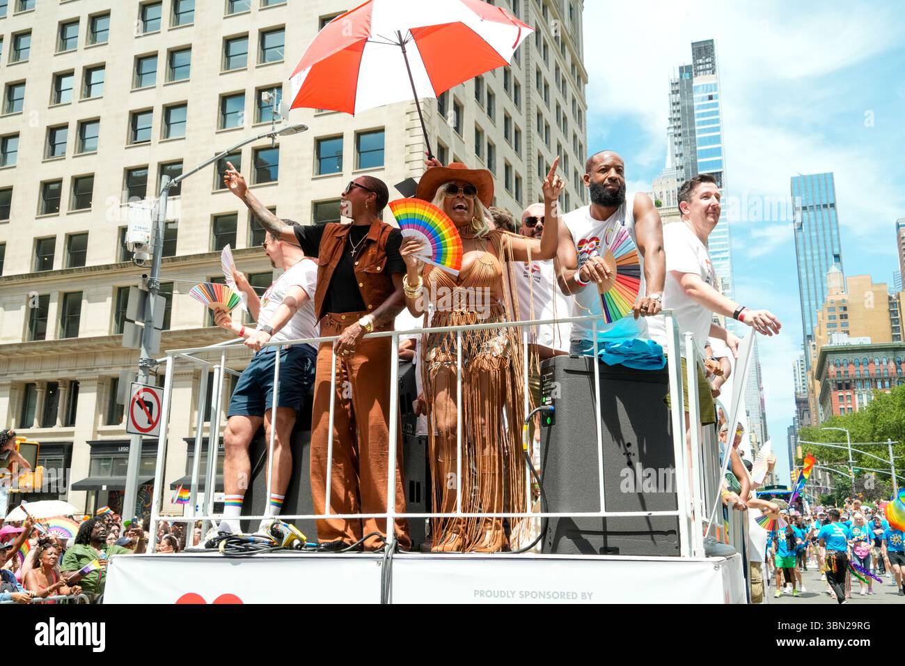 Jessica Betts, Niecy Nash during The NYC Pride March 2025 held along ...