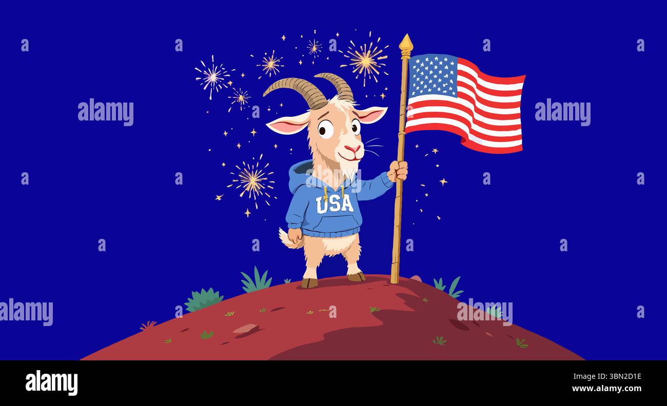 Holds goat Stock Vector Images - Alamy