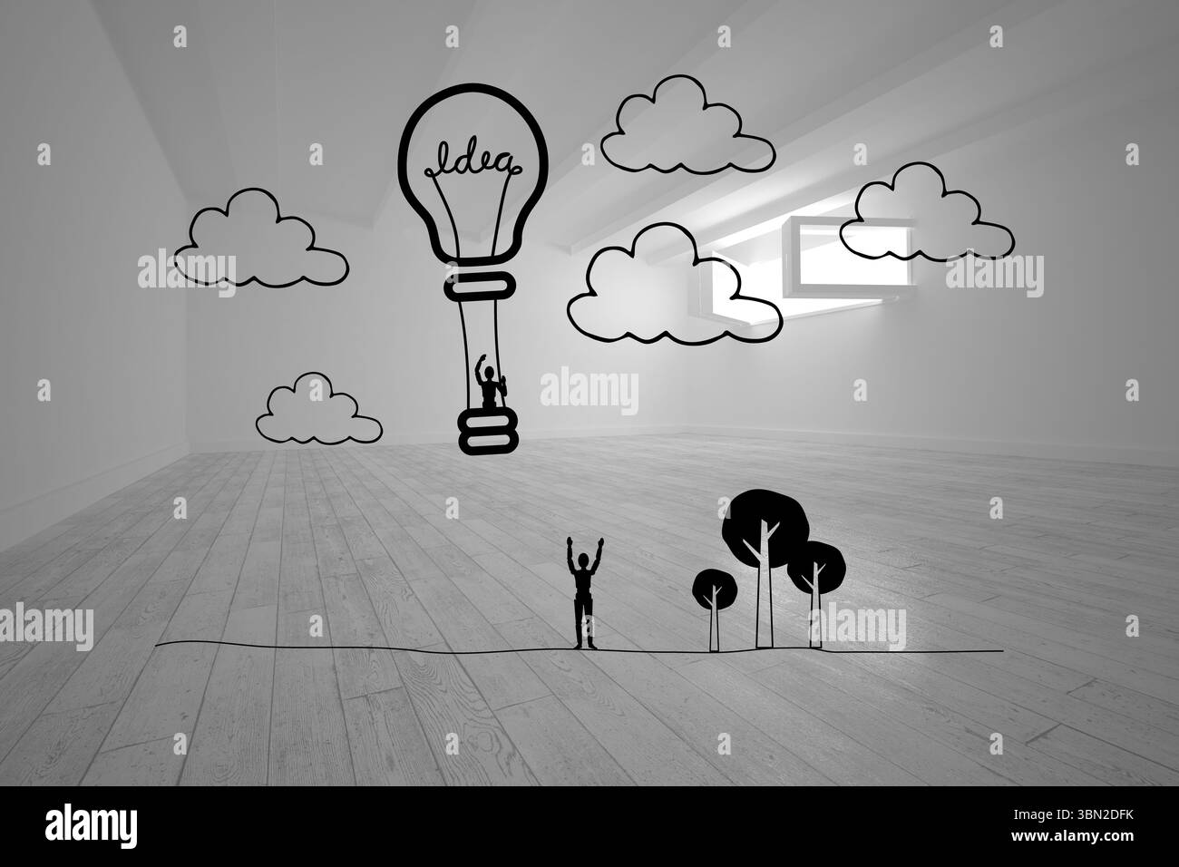 Colorful background template wallpaper Black and White Stock Photos ...