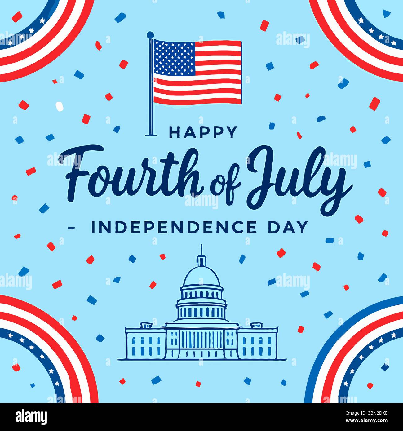 Fourth commemoration Stock Vector Images - Alamy