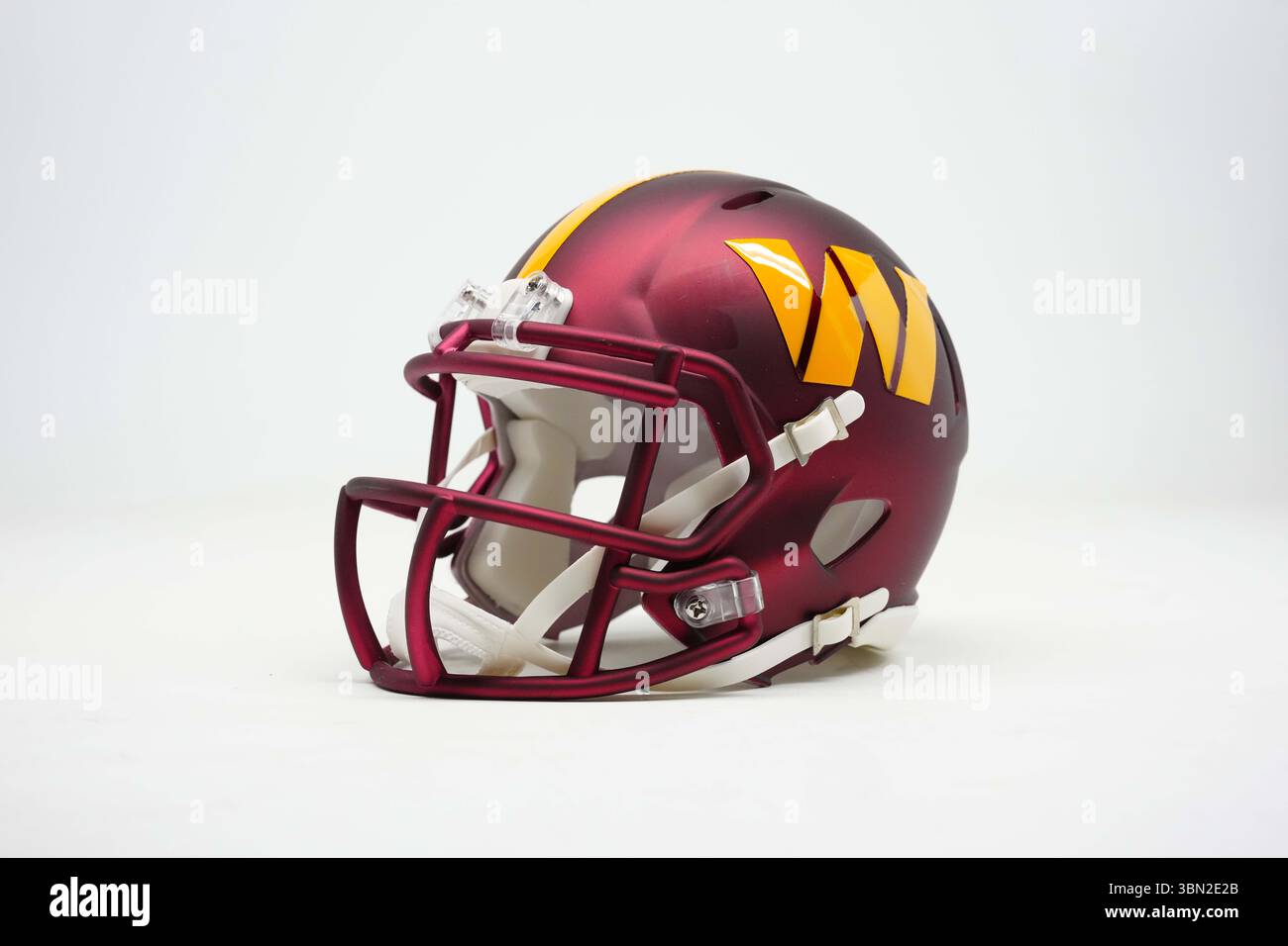 A Washington Commanders helmet on March 10, 2025 Stock Photo - Alamy