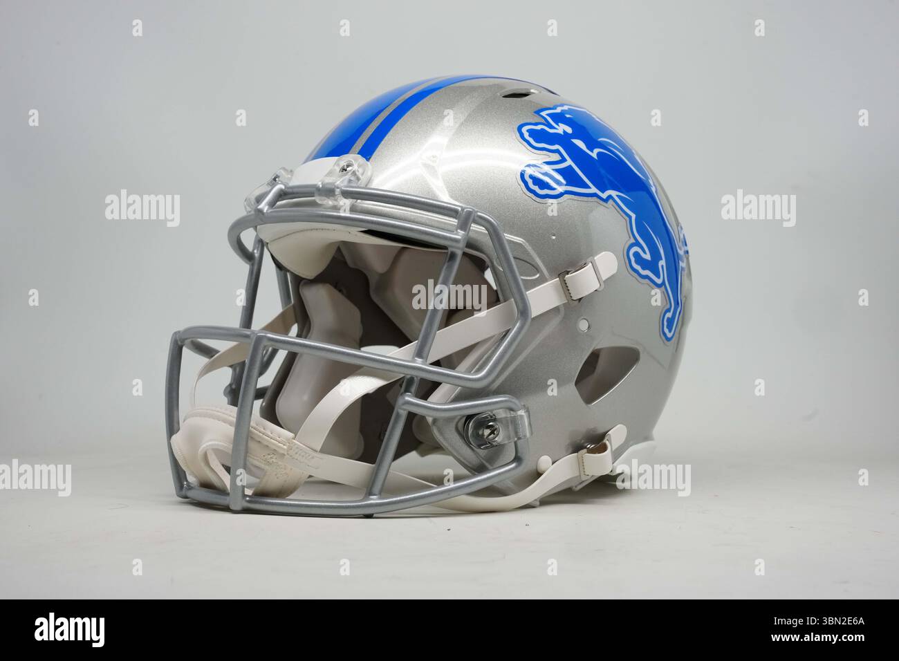 A Detroit Lions helmet on March 10, 2025 Stock Photo - Alamy