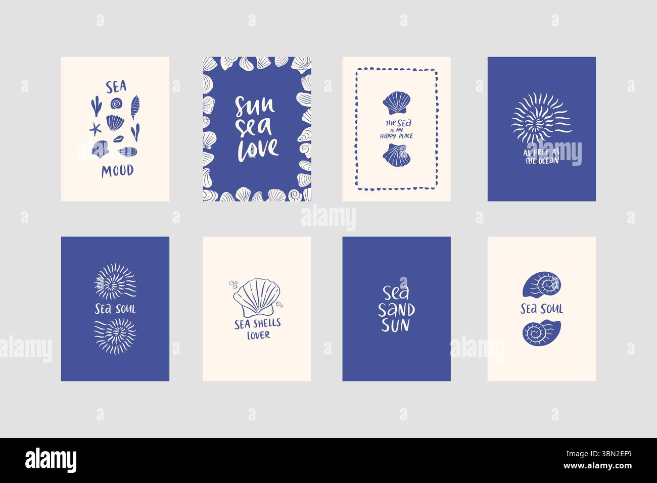 Coastal living art Stock Vector Images - Alamy