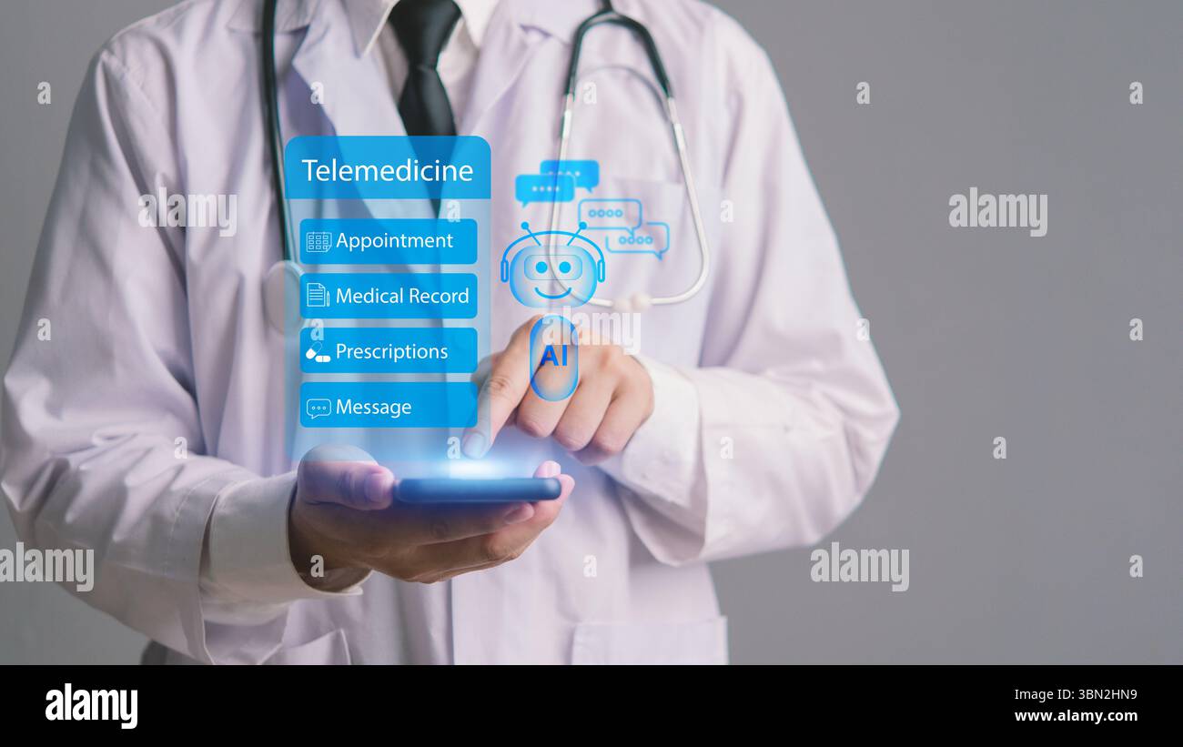 Medical chatbot system hi-res stock photography and images - Alamy